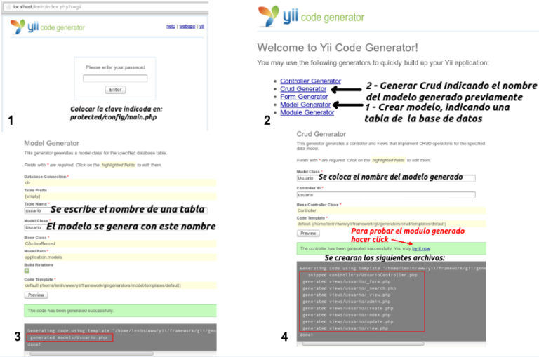 Entendiendo Yii Framework